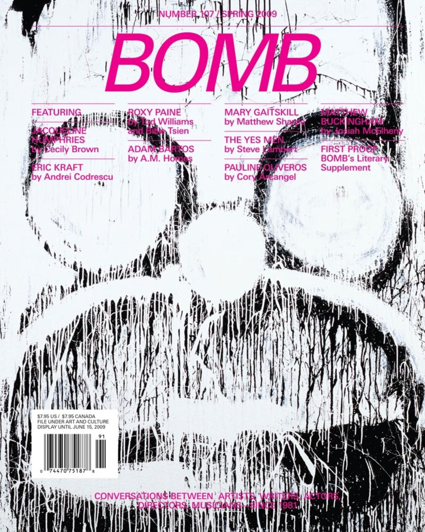 BOMB Magazine | BOMB 107, Spring 2009