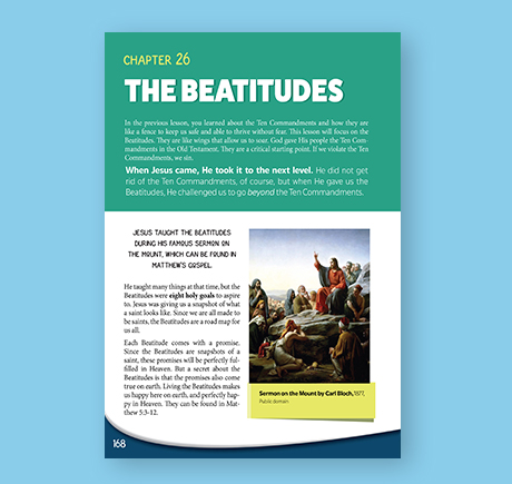 Confirmation - Chapter 26 - The Beatitudes - CatholicBrain.com
