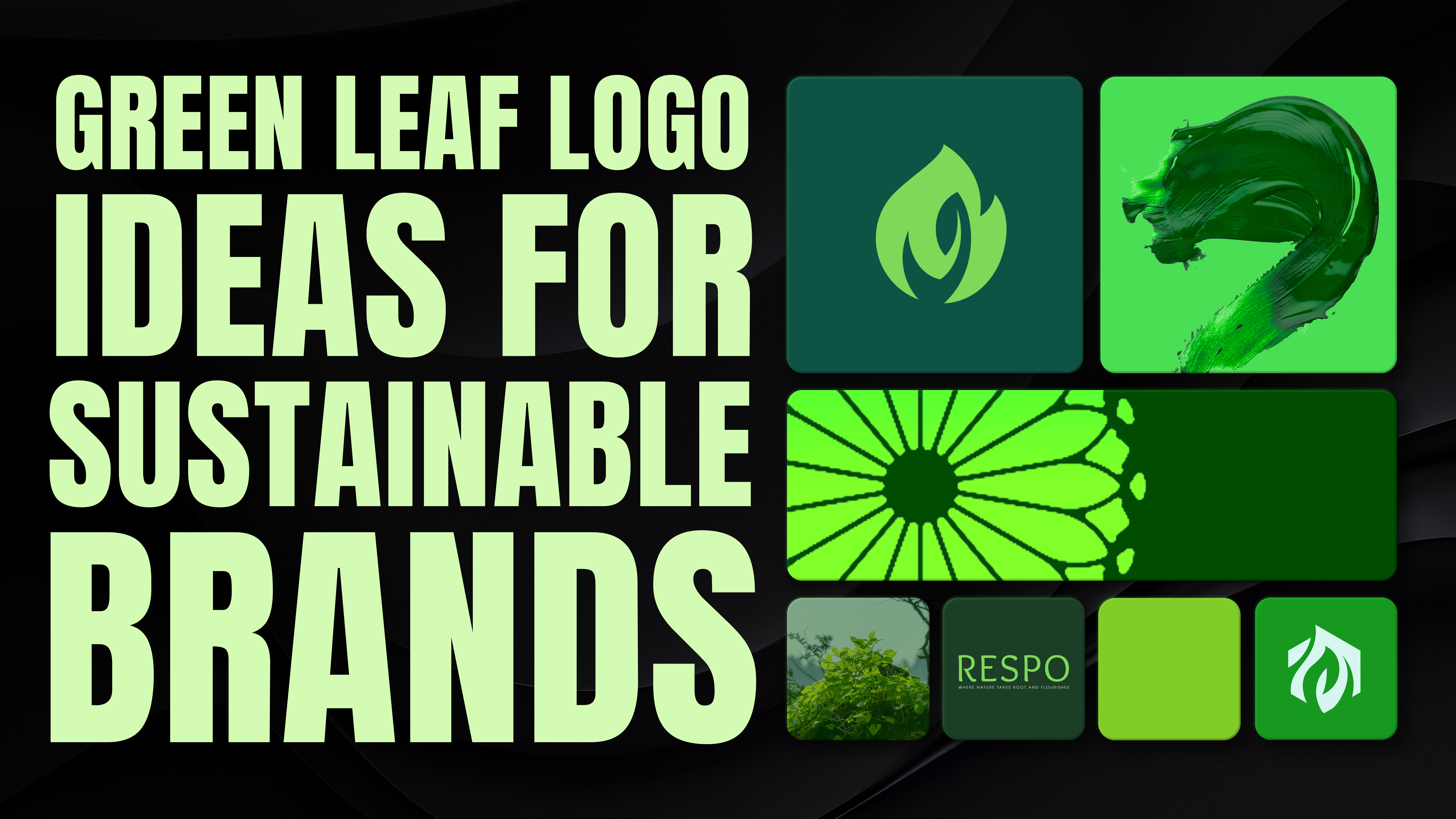 50 Green Leaf Logo Ideas for Sustainable Brands