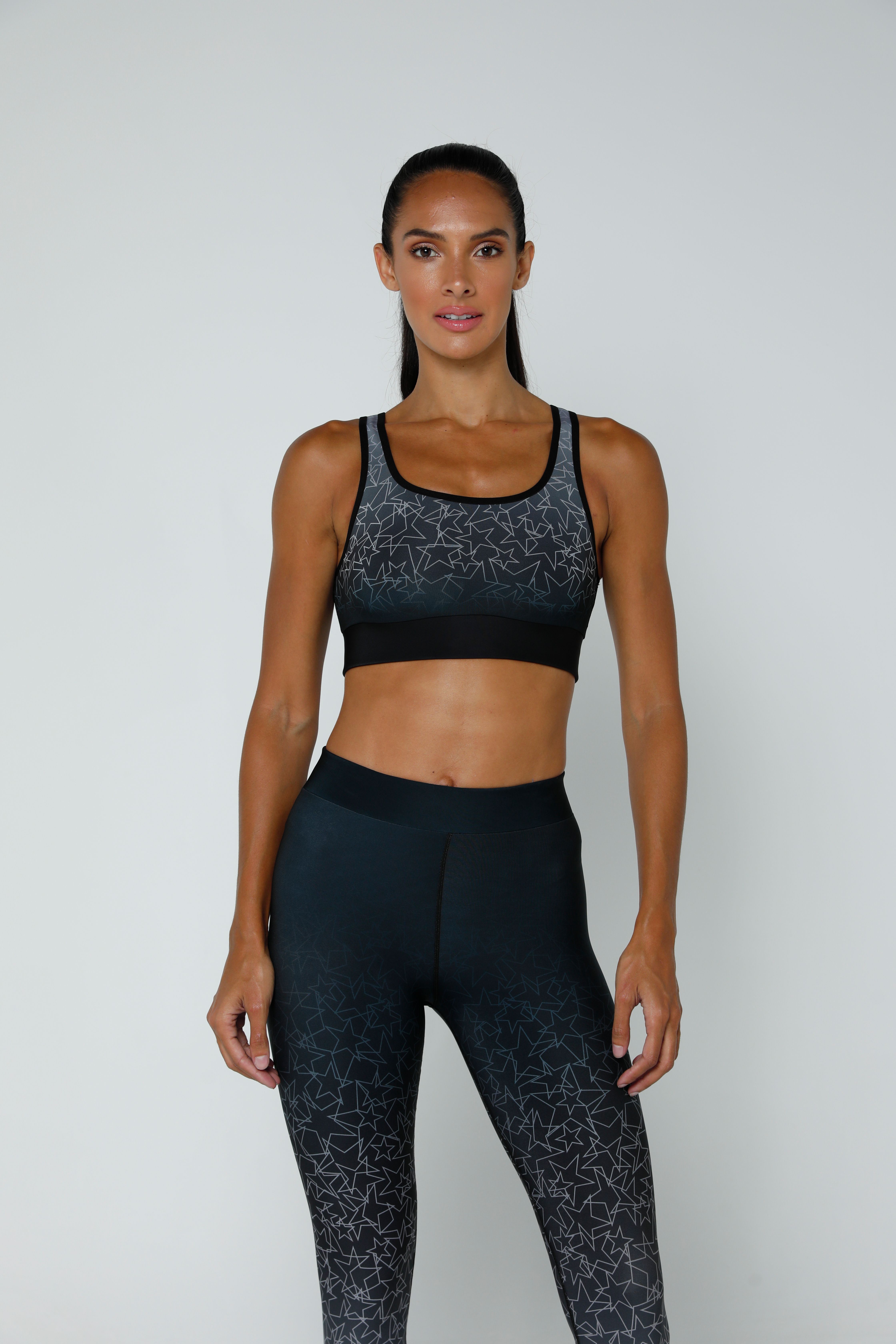 Overlay Stars Scoop Bra - goldenrose