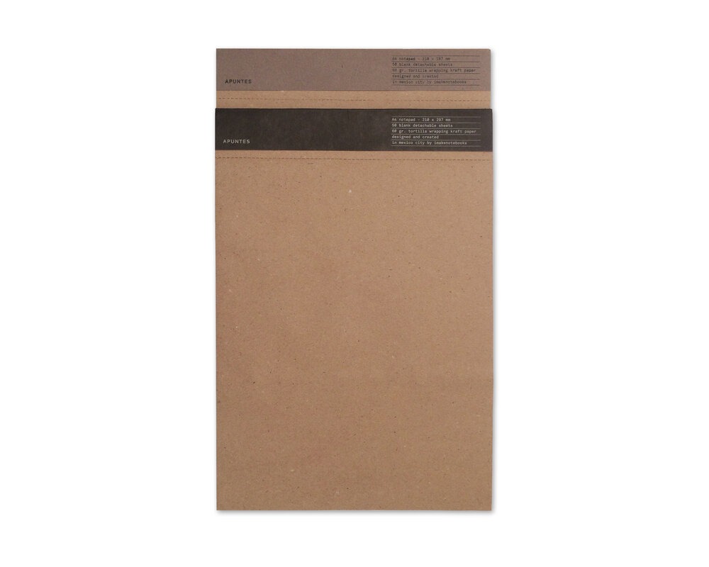 Tortilla Wrapping Paper Notepad A2 (2pack) - APUNTES® | Libretas de la ...