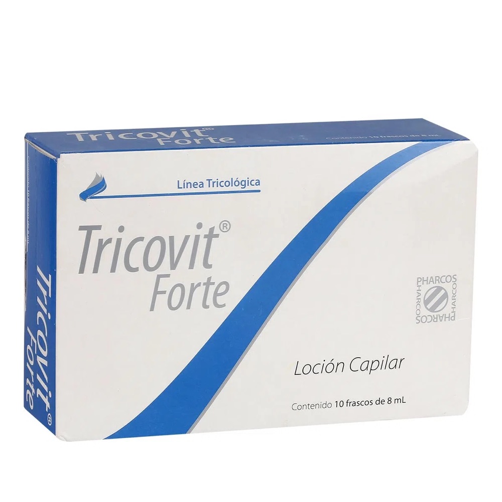 TRICOVIT FORTE LOCIÓN CAPILAR ANTICAIDA 10 FRASCOS/8 ML - Prodérmica ...