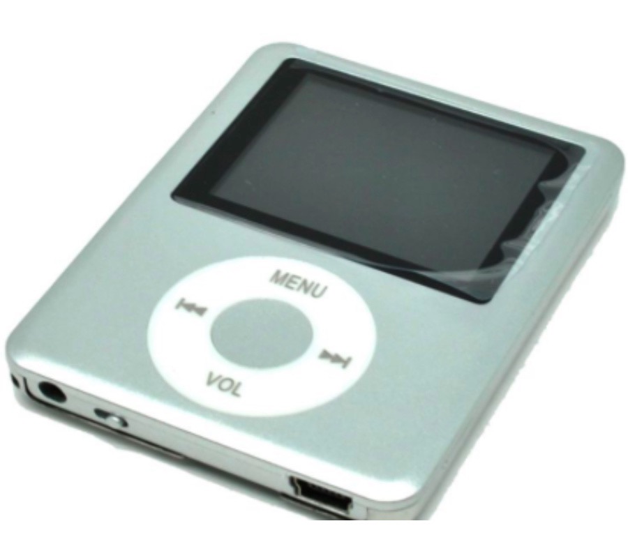 Reproductor MP4/MP3 Mini con Display GEN KP-MP401 MP4 FM PLAYER, Plata ...
