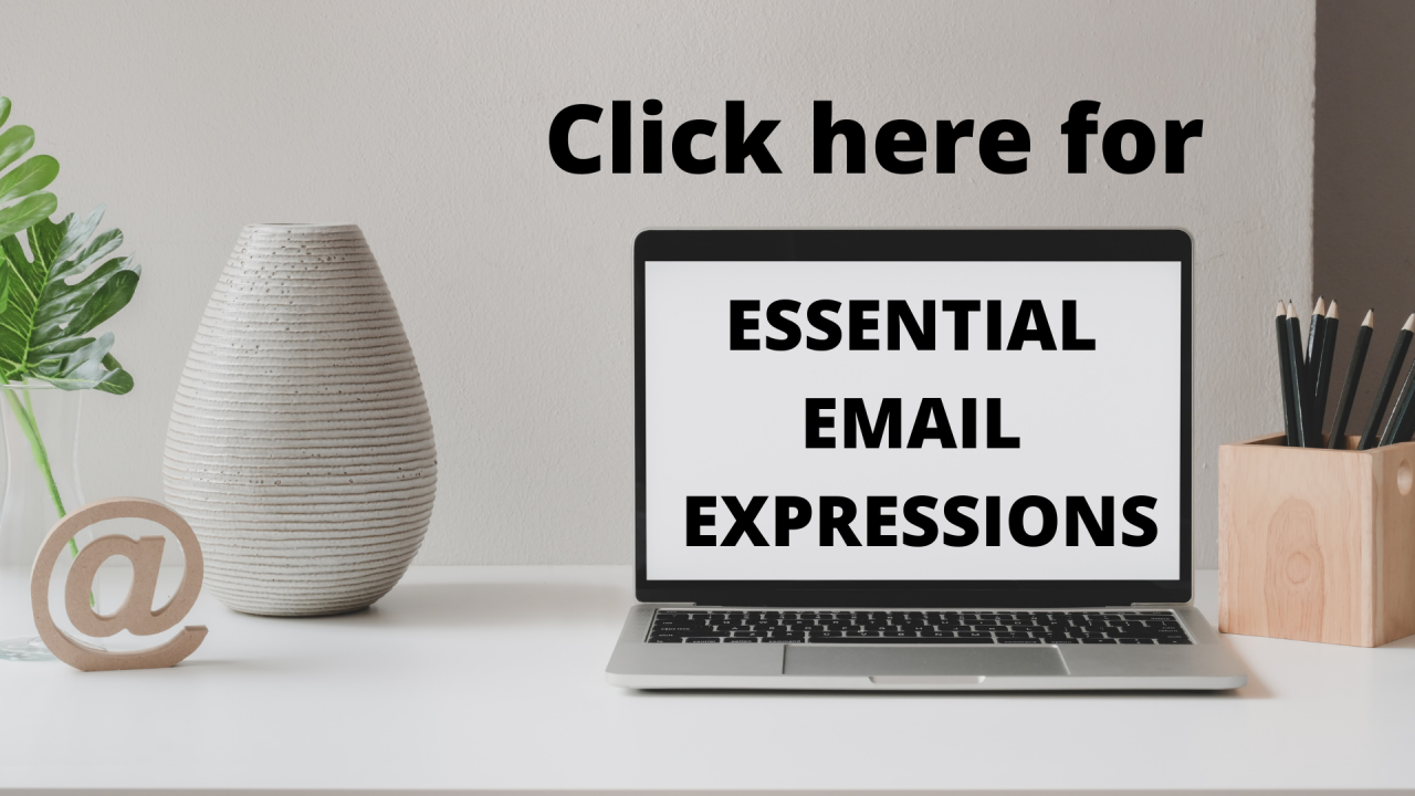 Top 20 Essential Expressions for Work Emails in English