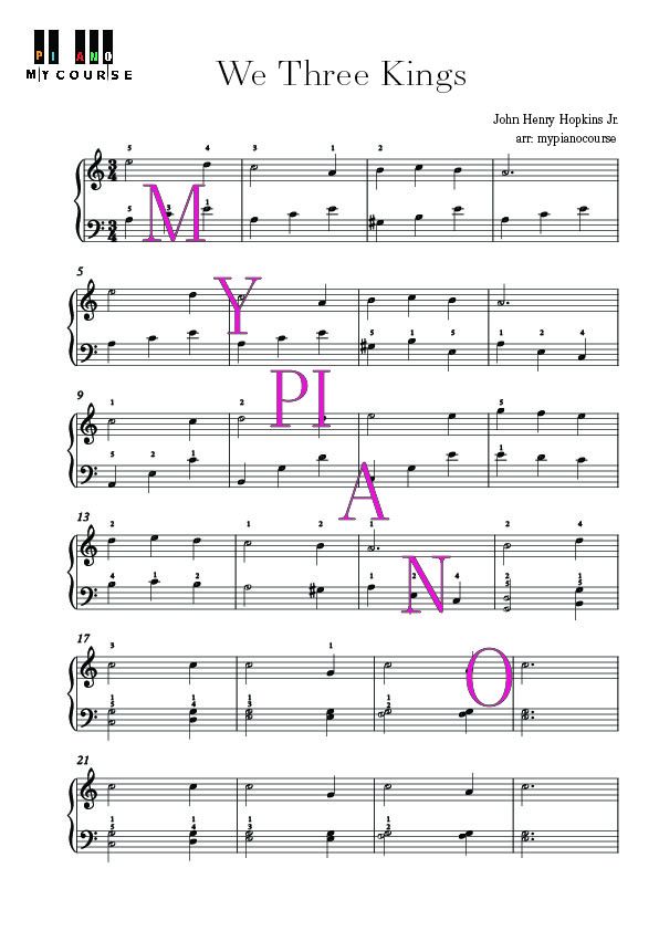 Christmas piano sheet music