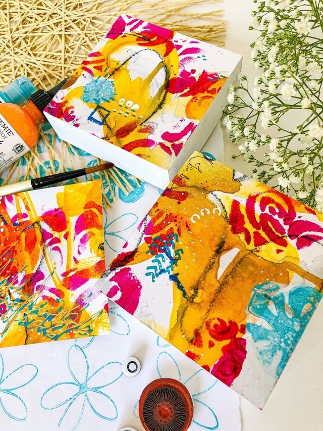 Painting Mini Abstracts for Beginners