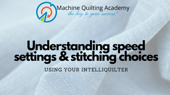 Understanding speed settings