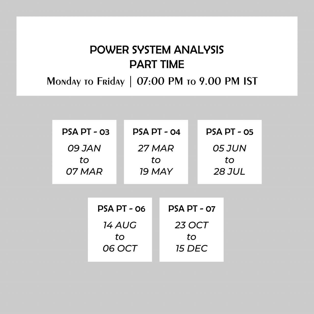 ETAP Training | Online and offline course on ETAP software