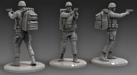 3D Resin Printing and Painting for Miniatures