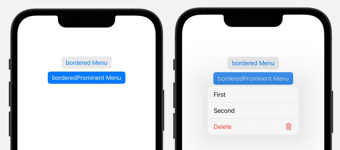 SwiftUI Menu and Context Menu: Buttons with Dropdown Lists