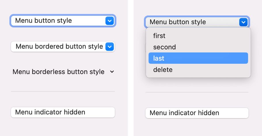 SwiftUI Menu and Context Menu: Buttons with Dropdown Lists