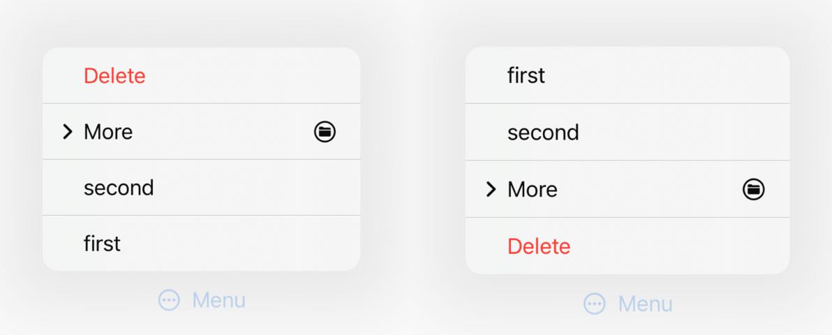 SwiftUI Menu and Context Menu: Buttons with Dropdown Lists