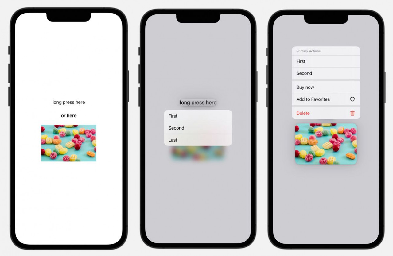 SwiftUI Menu and Context Menu: Buttons with Dropdown Lists