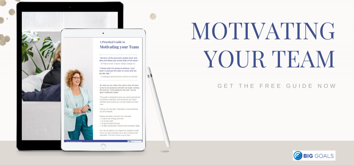 FREE practical guide - Motivating Your Team
