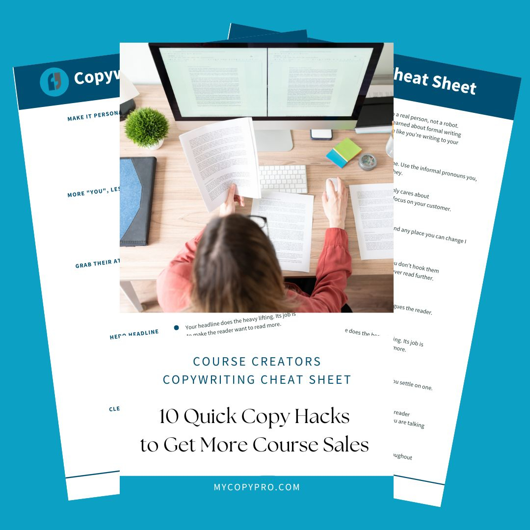 Copywriting Cheat Sheet Copywriting Cheat Sheet