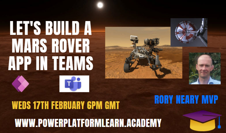 Let's Build a Mars Rover App in teams