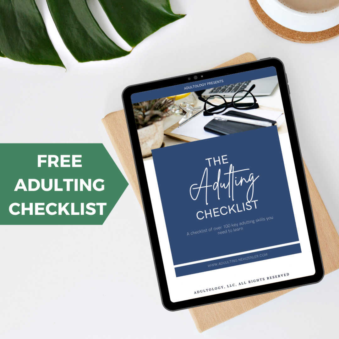 Check Out our Adulting Check List to Identify, Plan, and Manage ...
