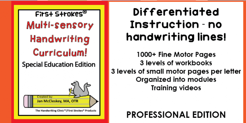 Handwriting Curriculum For Students In Special Education Handwriting Curriculum For Students In Special Education