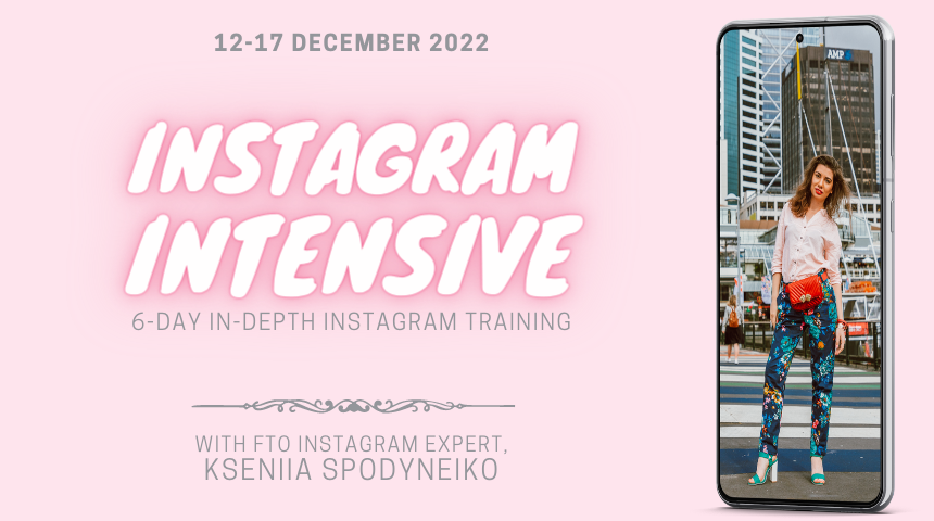 Instagram Intensive: 6-Day in-depth Instagram training