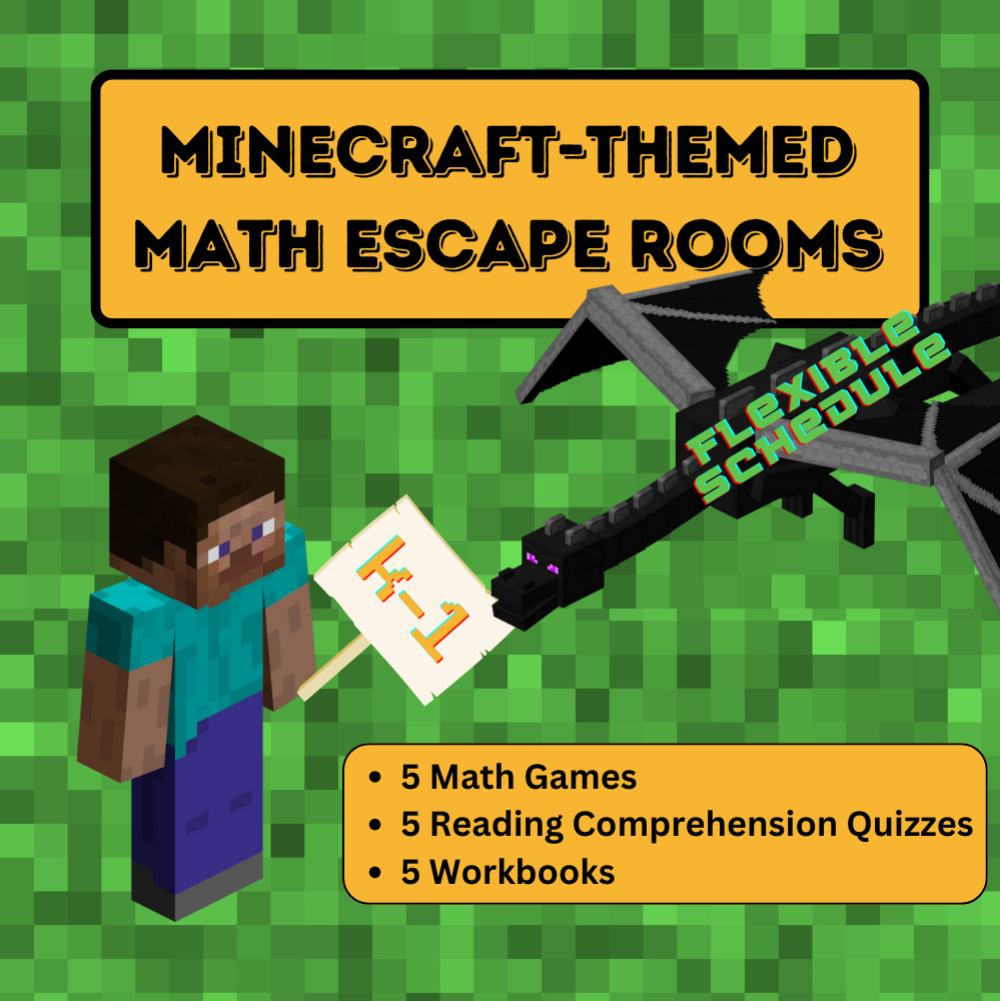 Exploring Math Concepts Through Minecraft-Themed Escape Rooms [K-1st Grade]