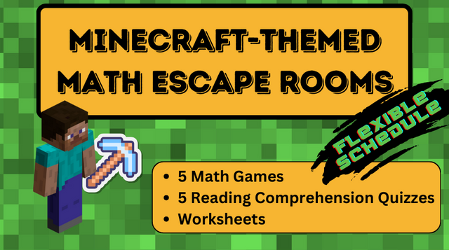 Minecraft Math Games (Self-Paced)