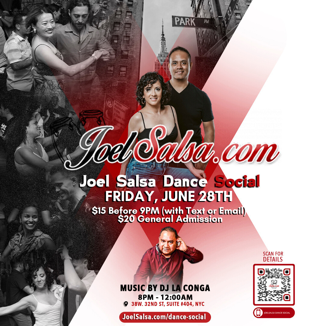 Salsa Dance Social at Joel Salsa NYC