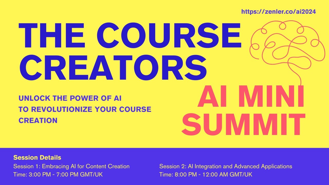 The Course Creators AI Mini Summit - Unlock the Power of AI to ...
