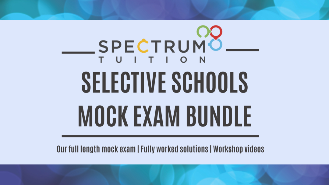 SELECTIVE SCHOOLS EXAM 6 WEEK CATCH UP COURSE