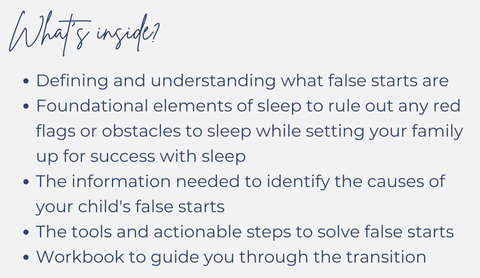 False Starts Guide