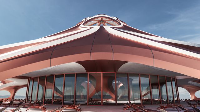 Fluid organic parametric pavilion course with Blender - UH Studio Design Academy