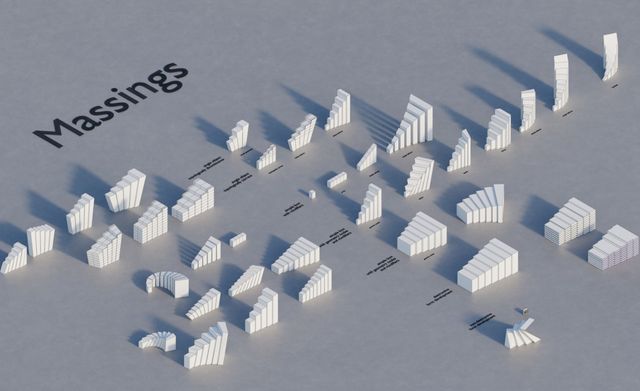 Architectural design with Blender: Generate complex staggered building ...