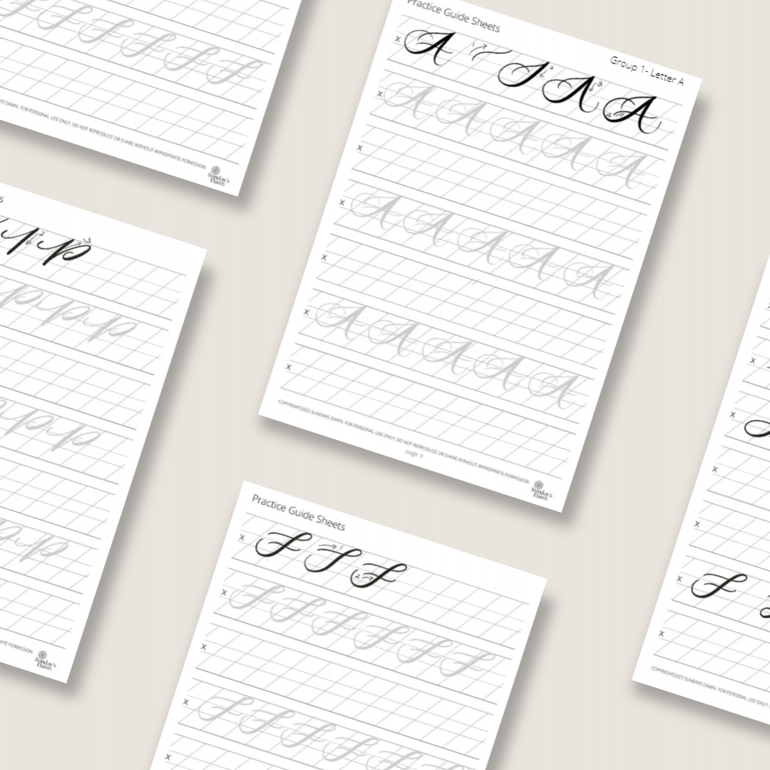 The Art of Modern Calligraphy Capitals