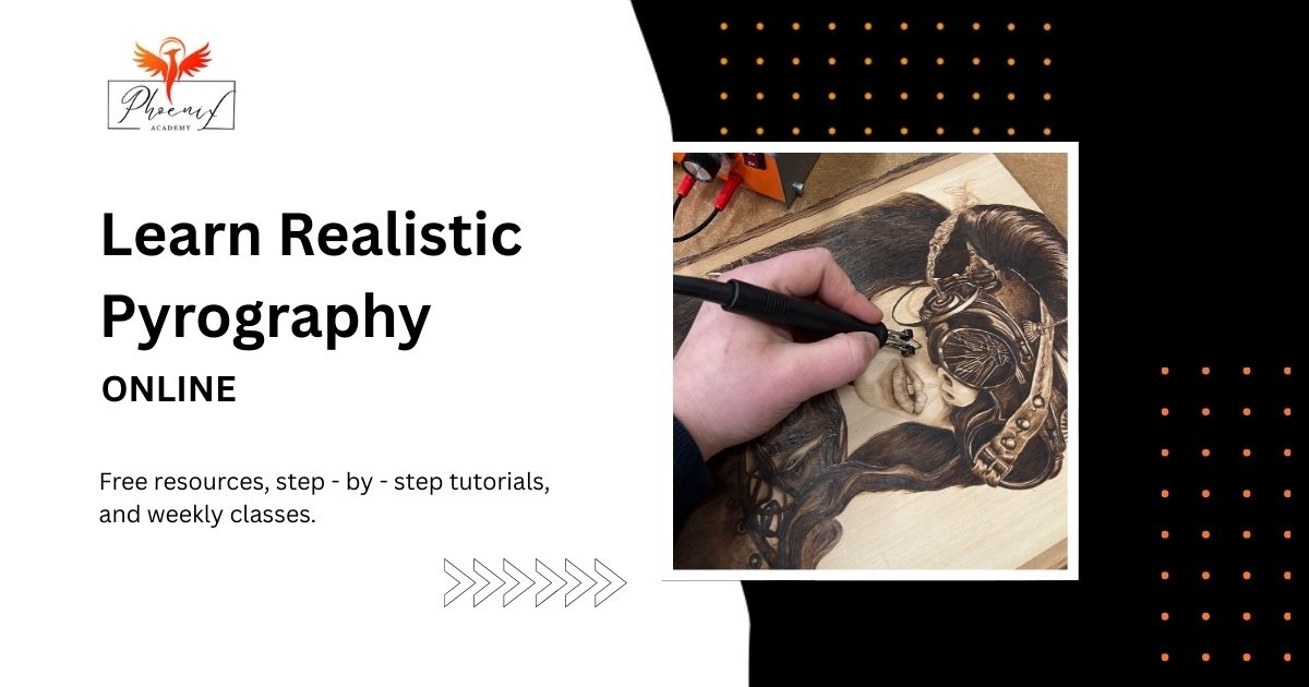 Learn Realistic Pyrography Online | Phoenix Pyrography Academy