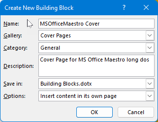 Microsoft Word - How to create a cover page for your documents