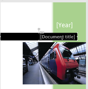 Microsoft Word - How to create a cover page for your documents