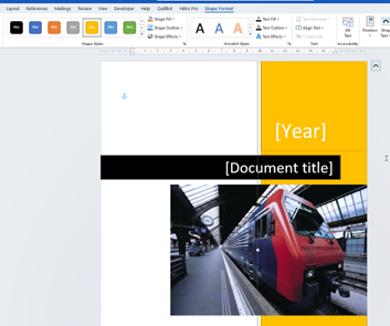Microsoft Word - How to create a cover page for your documents