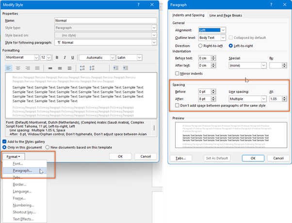 Microsoft Word - How to Control Spacing after Paragraphs