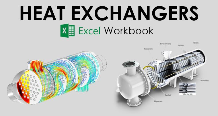 Heat Exchangers Design & Calculation Excel Workbook