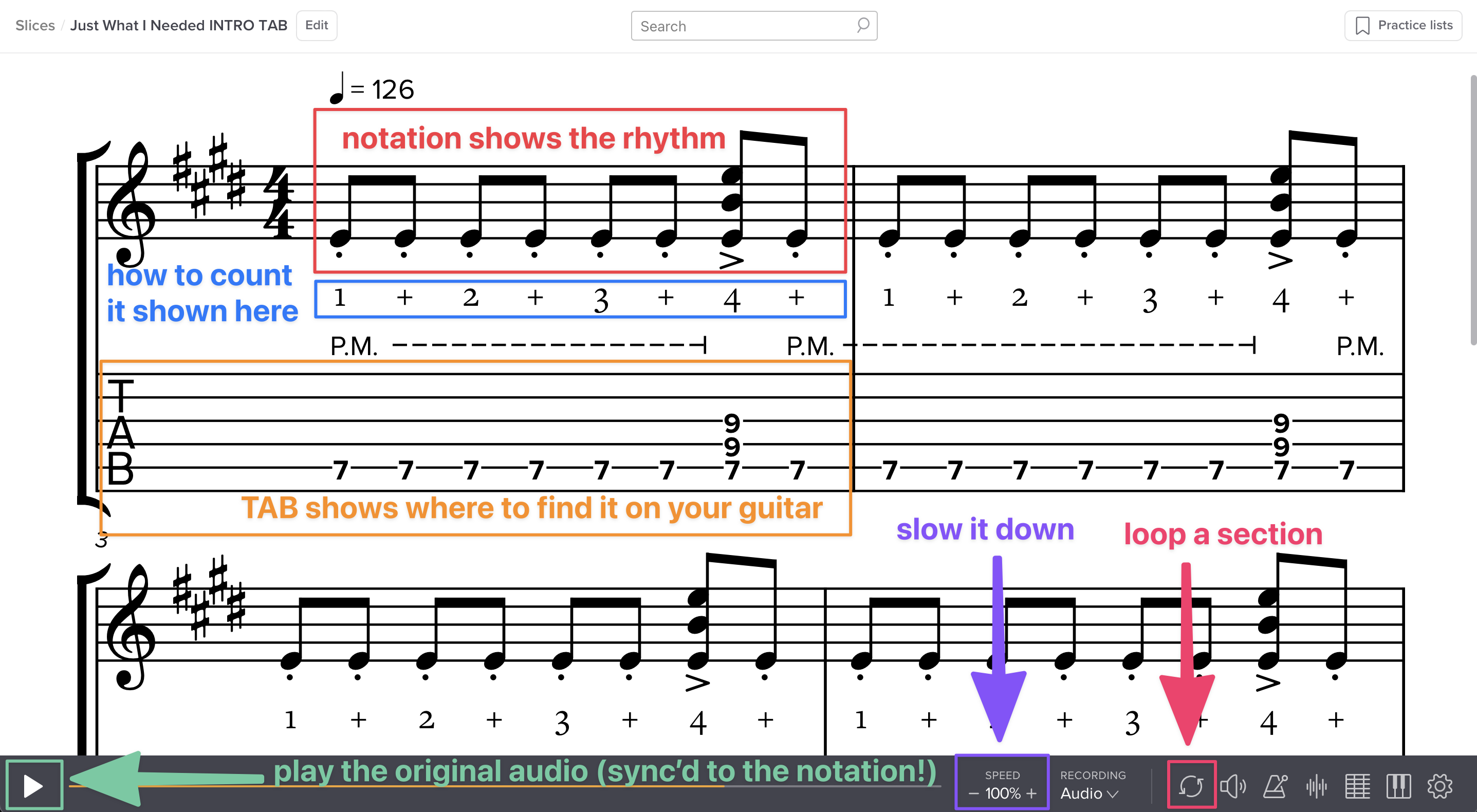 Making Theory Practical - The Steady 8th Note Rhythm - Fretboard Anatomy