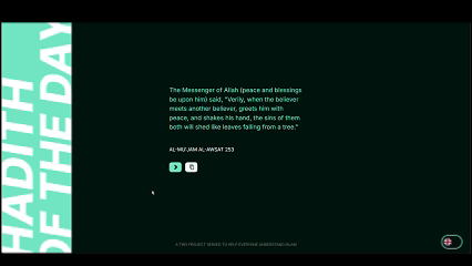 GitHub - nurwandi/project-hadith-of-the-day