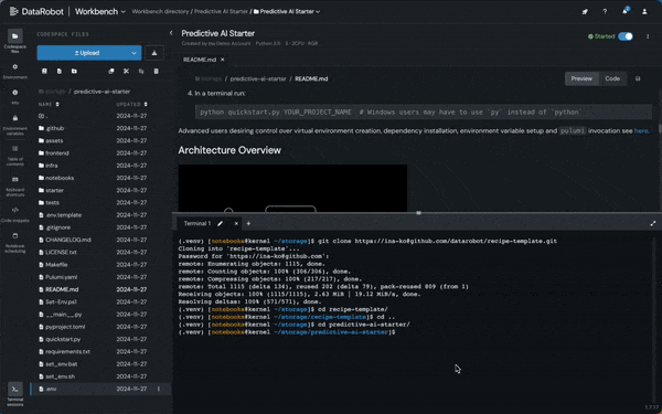 GitHub - datarobot-community/predictive-ai-starter