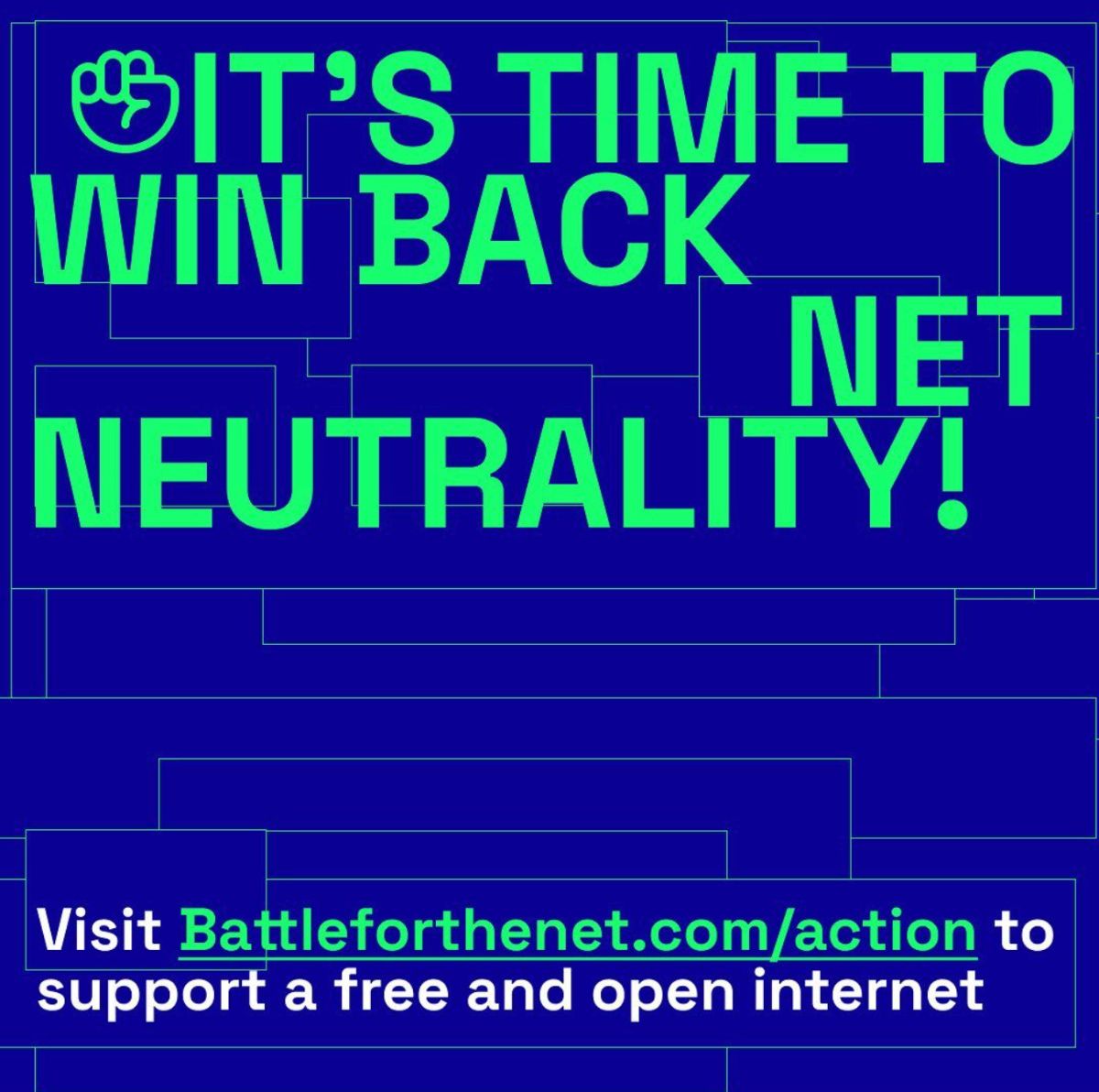 We demand a free and open internet. Restore net neutrality now ...
