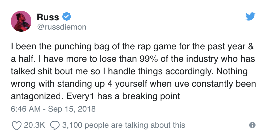 Russ admits he sent "hired goons" to beat up YouTuber Adam22 because of ...