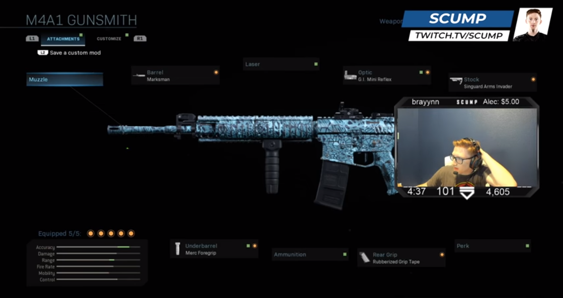 M4a1 Mw3 Class Setup