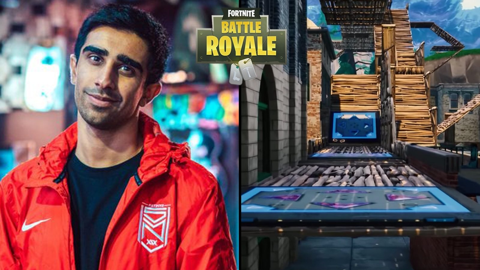 Vikkstar Builds an Impressive Tilted Towers Rollercoaster on Fortnite ...
