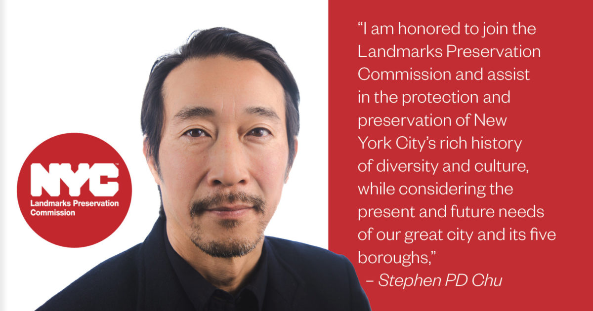 Stephen Chu Appointed to Landmarks Preservation Commission - ennead