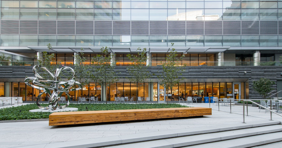 NYU Langone Health Alumni Courtyard receives 2022 ASLA-NY… - ennead