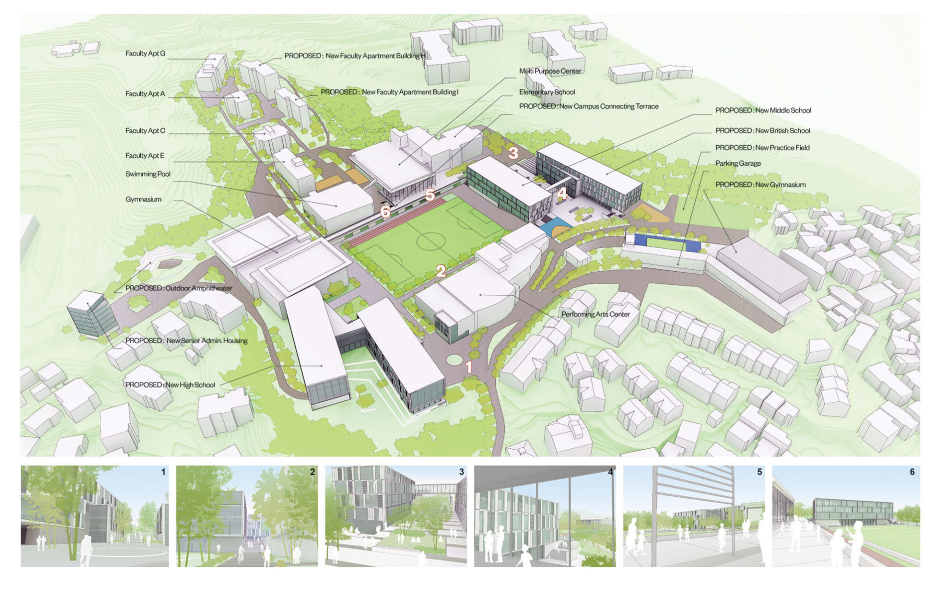 Seoul Foreign School Campus Master Plan - ennead