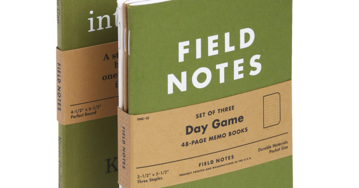 Field Notes | Day Game Memo Book 3-Pack