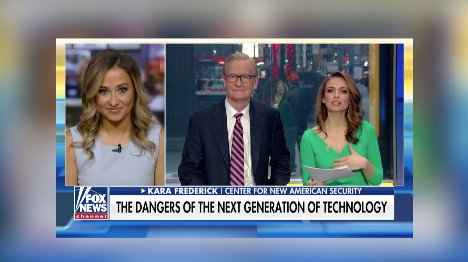 Kara Frederick on Fox & Friends: What happens when next generation tech ...
